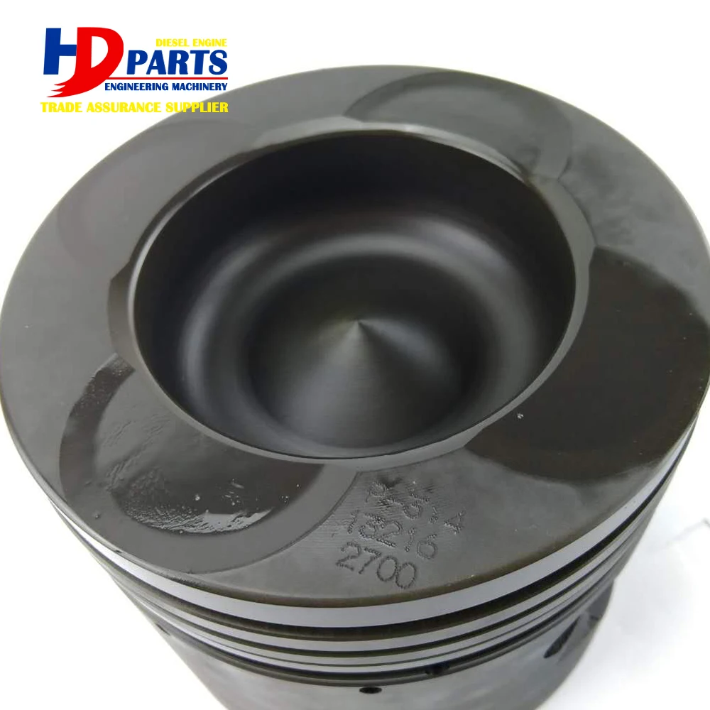 Hino P11c Diesel Engine 4 Holes Inside Cast Iron Piston Parts 13211 ...