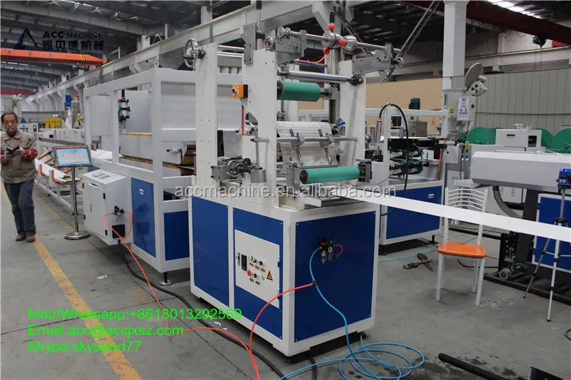 Pvc Plastic Ceiling Decorative Panel Profile Extruder Machine - Buy Pvc ...