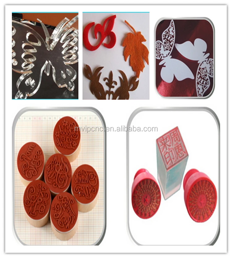 Rubber Stamp Coconut Shell Laser Cutting Engraving Machine For Yeti ...