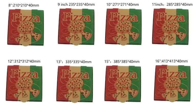 Custom Printed Italian Pizza Boxes - Recyclable & Durable