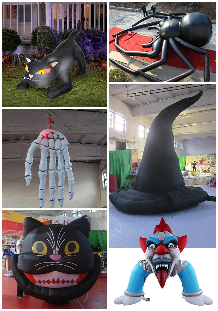 Inflatable Cat Model for Halloween - Animated Decorations