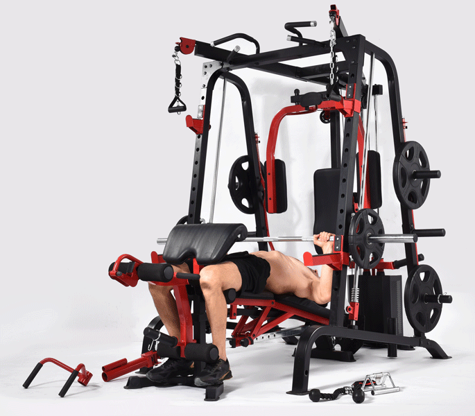 New Design Gym Fitness Smith Machine With Bench - Buy Smith Machine ...