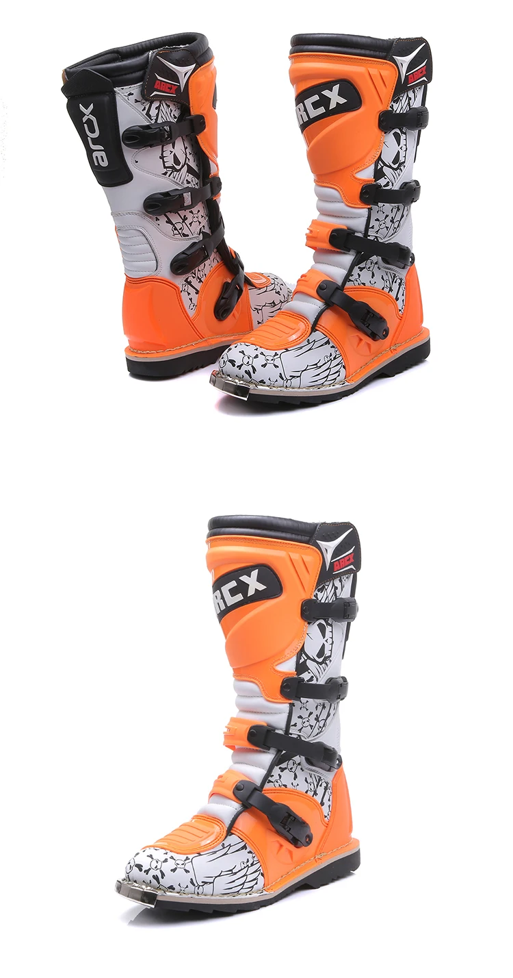 Arcx Sports Racing Moto Boots Protective Gear Professional Motorcycle ...