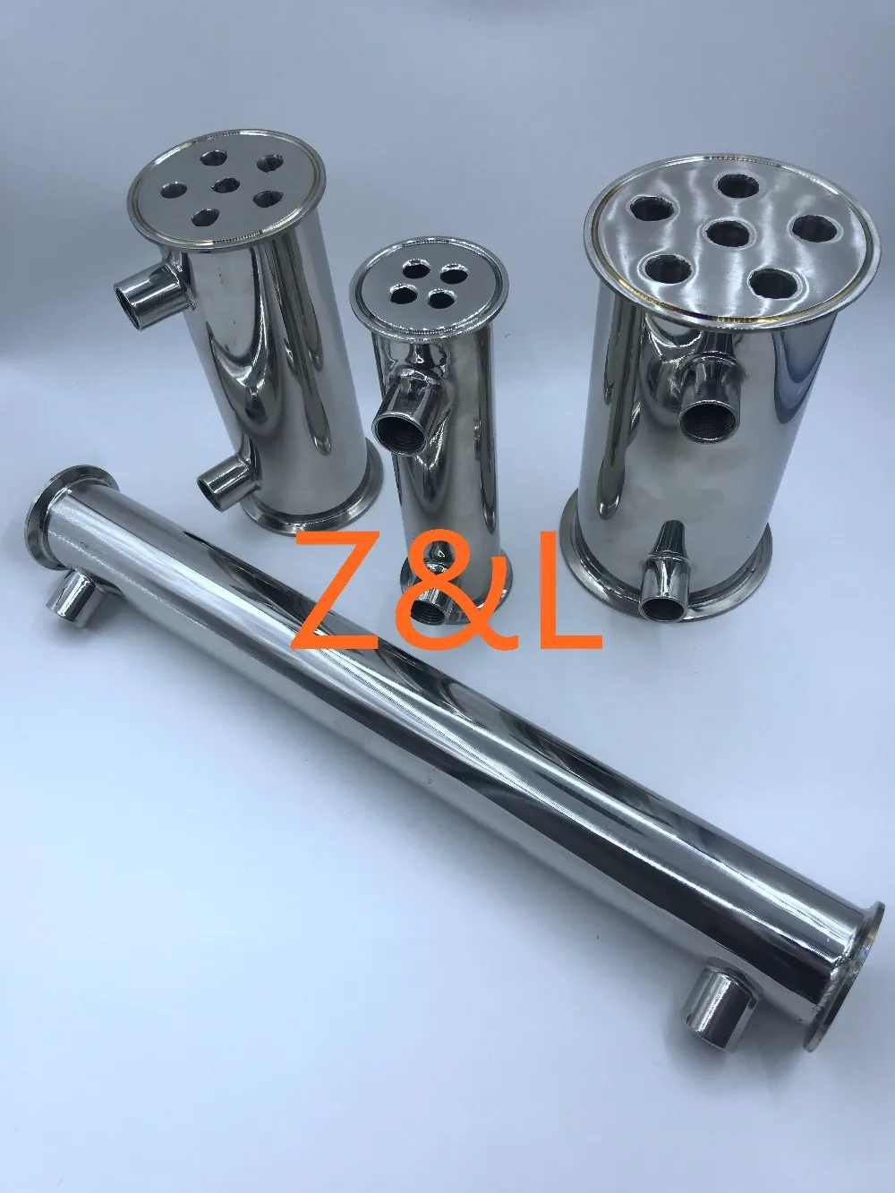 Stainless Steel 2 Inch Dephlegmator(200mm L) for Moonshine Still Reflux ...