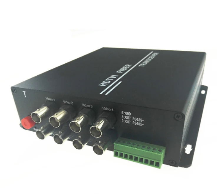 8 Channel Fiber Optic Video/ethernet/data Multiplexer Bnc Media ...
