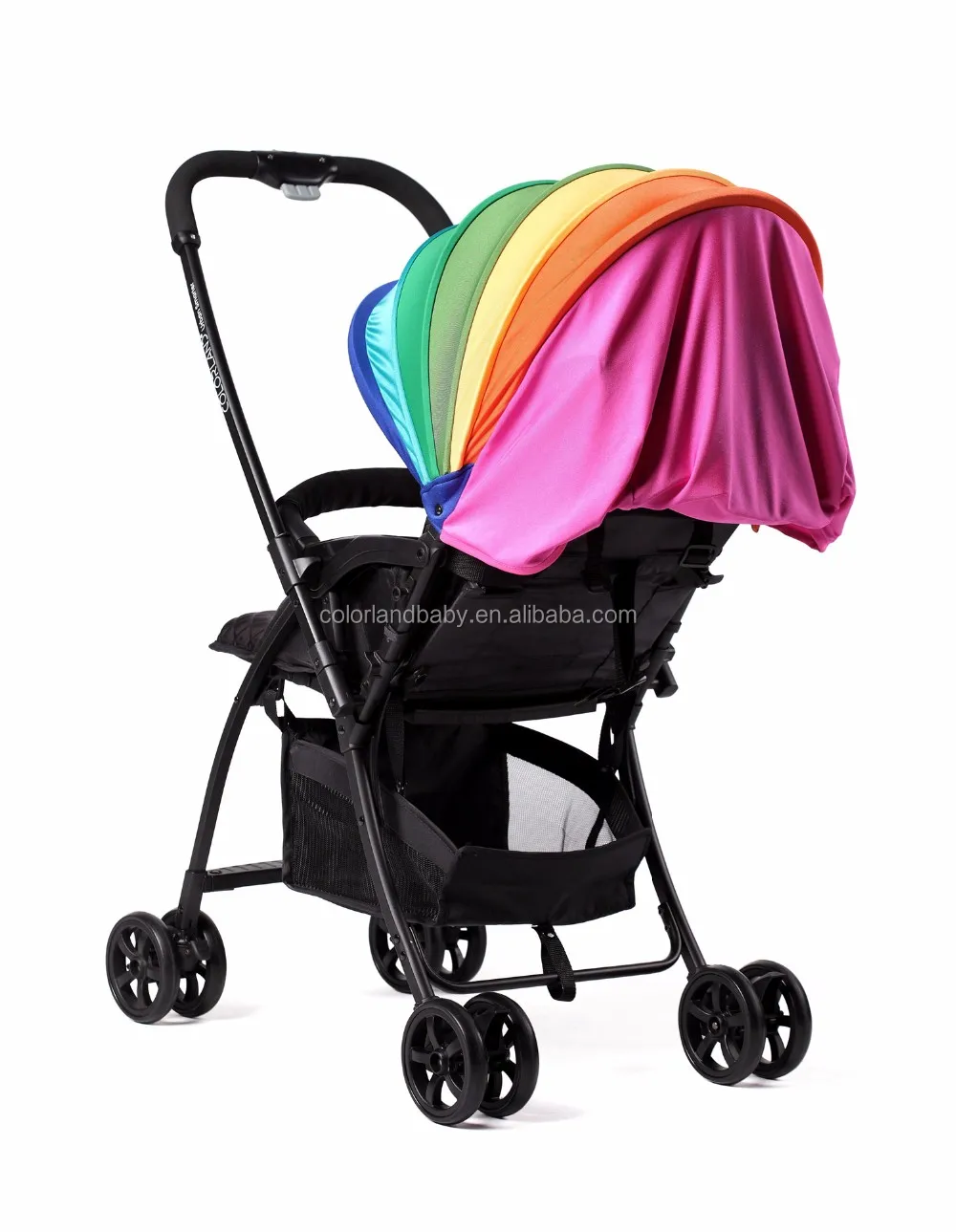 New Colorful Baby Stroller Aluminum Alloy Lightweight Classic Baby Pram ...