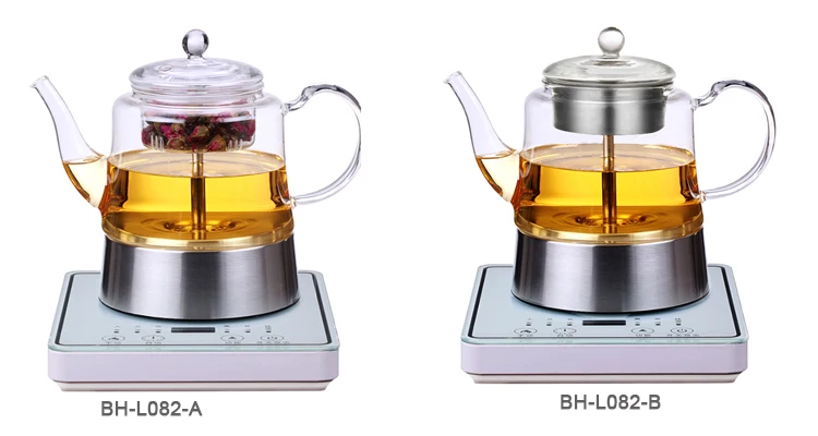 Top Grade Tea Set - 1L Glass Teapot with 1000W Induction Cooker