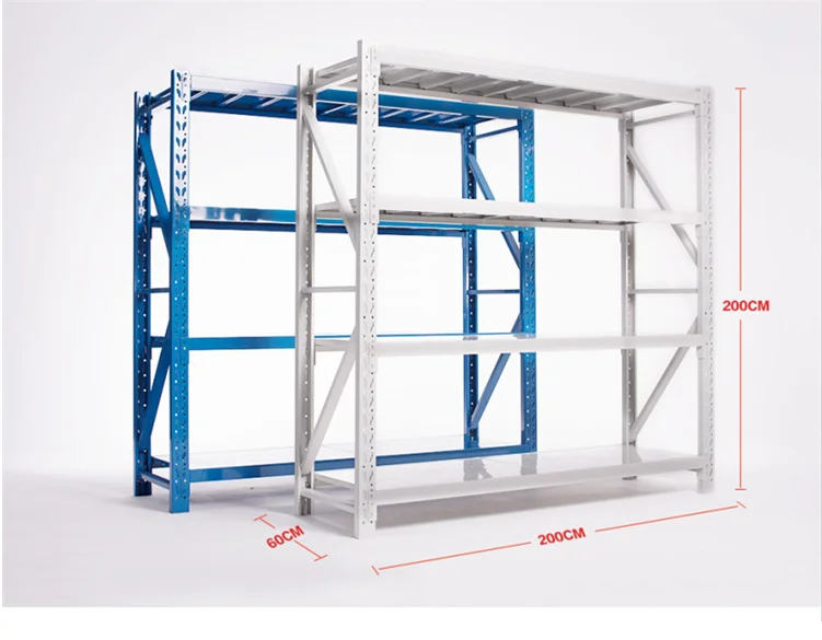 Hotter-shelf Four Layer Blue Color Warehouse Rack Numbering System ...