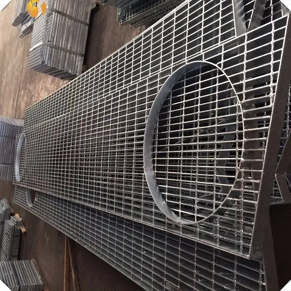 ISO 9001 approved factory galvanized steel grating with twisted square ...