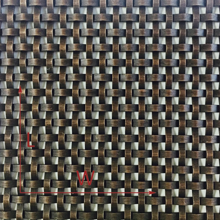 Shuolong Kent Design RE25 1/8" Flat Single Crimp Wire Grille - 36" X 48