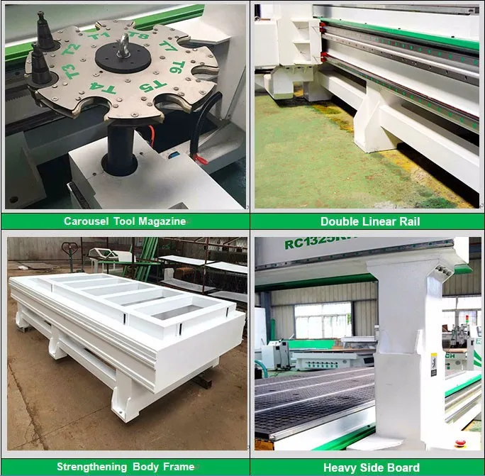 Cnc Router Roctech 4 Axis Atc Rc1325rh-atc Surfboard Shaping Machine ...