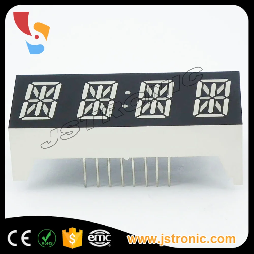 0.54" Yellow Green 4 Digit 14 Segment Led Alphanumeric Display - Buy 0. ...