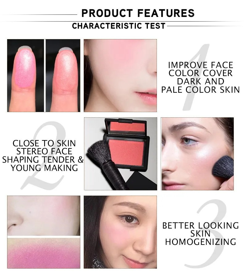 Customized Waterproof Design Liquid Blush On Make Up Lipstick Bb ...