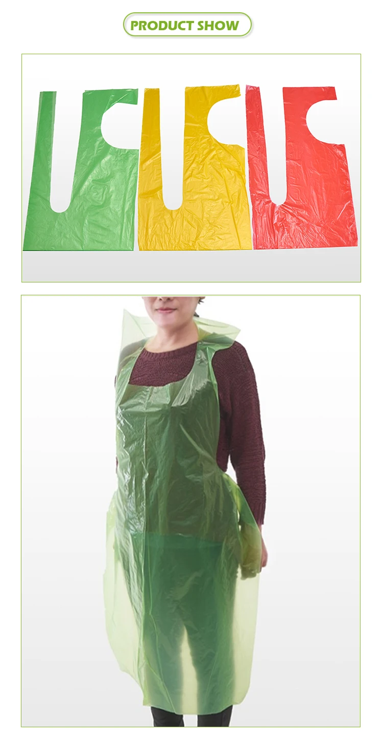 Disposable Kitchen Plastic Apron White Aprons Wholesale - Buy ...