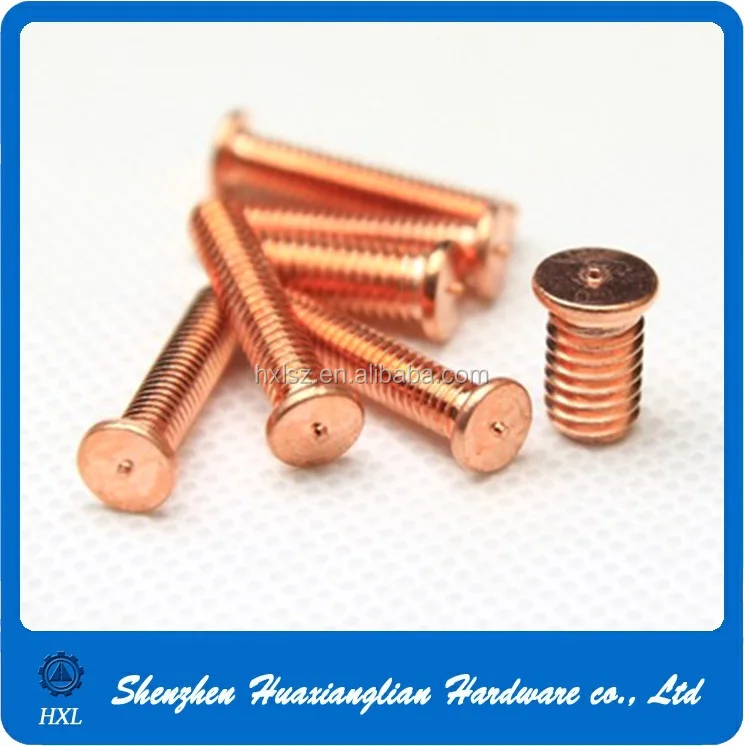Stainless Steel Copper Plated Spot Weld Studs from Factory
