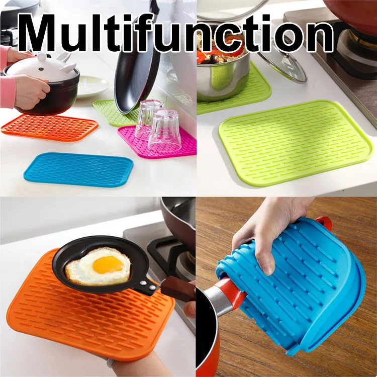 Renjia The Original Drying Mat Silicone Dishes Drying Mat Vegetable ...