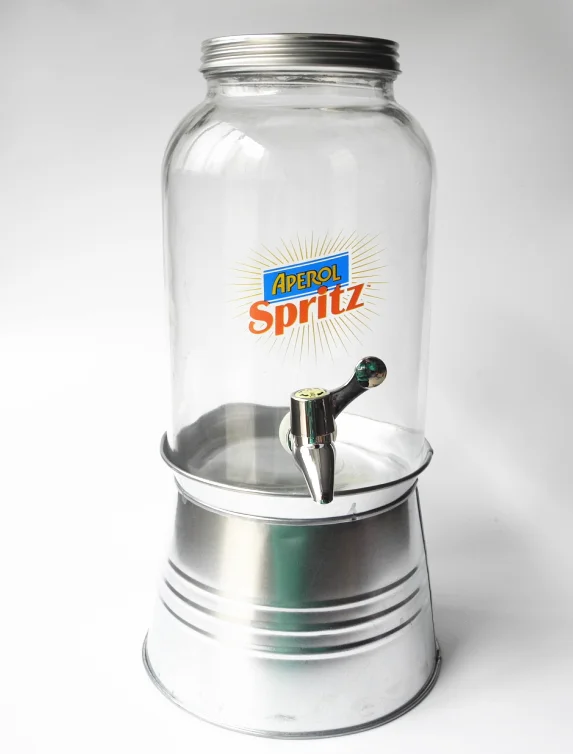 Nice Glass Orange Juice Dispenser Big Drinking 32 Oz Storage Mason Jar ...