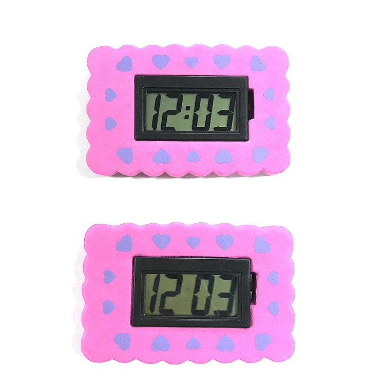 Cute Digital Led Clock Alarm Mini Cheap Home Office Students Desk And ...