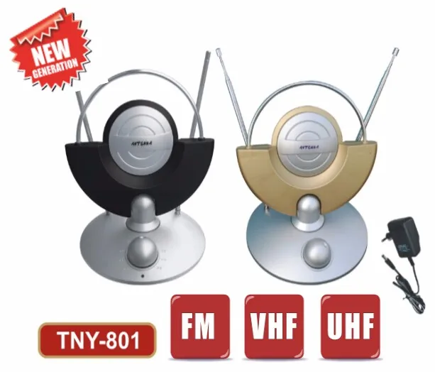 Remote Controlled Indoor Amplified Tv Antenna With Interior Amplifier ...