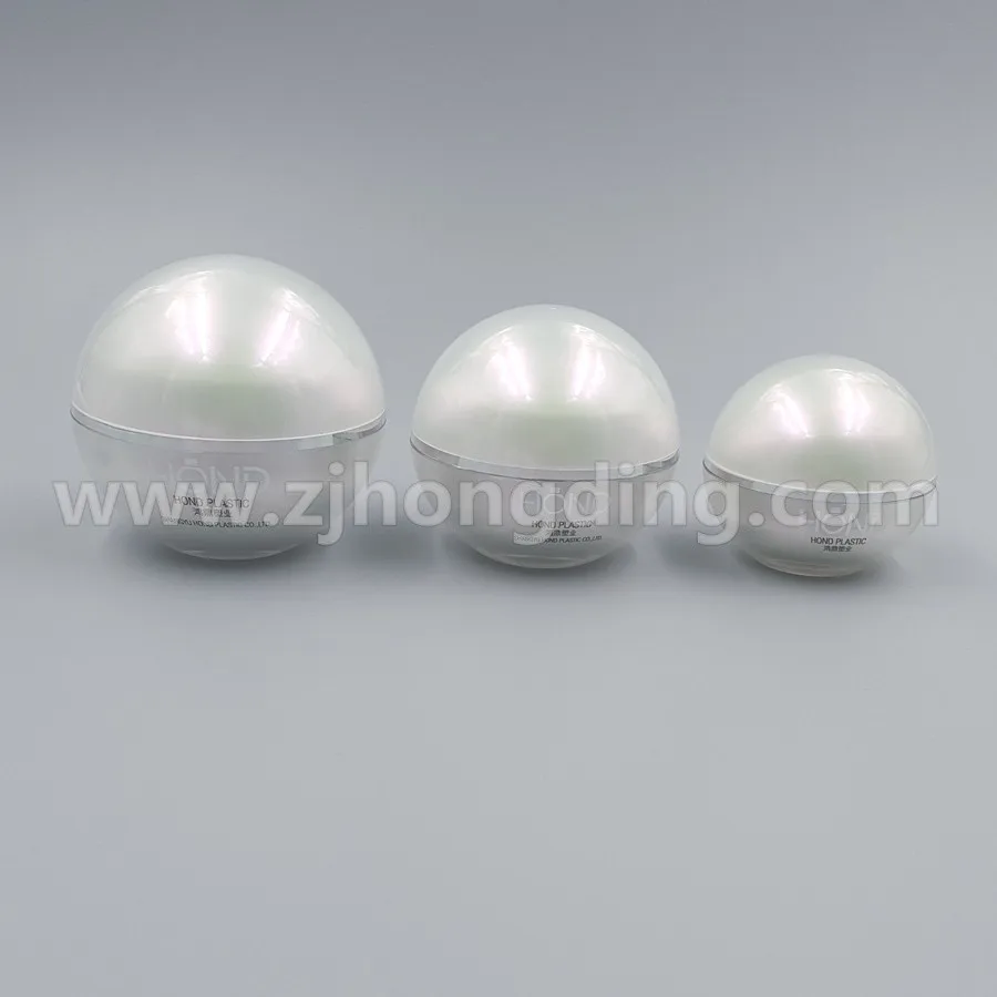 Acrylic Bottle Black Color 30ml 50ml 100 Ml Ball Shape Pmma Bottle ...