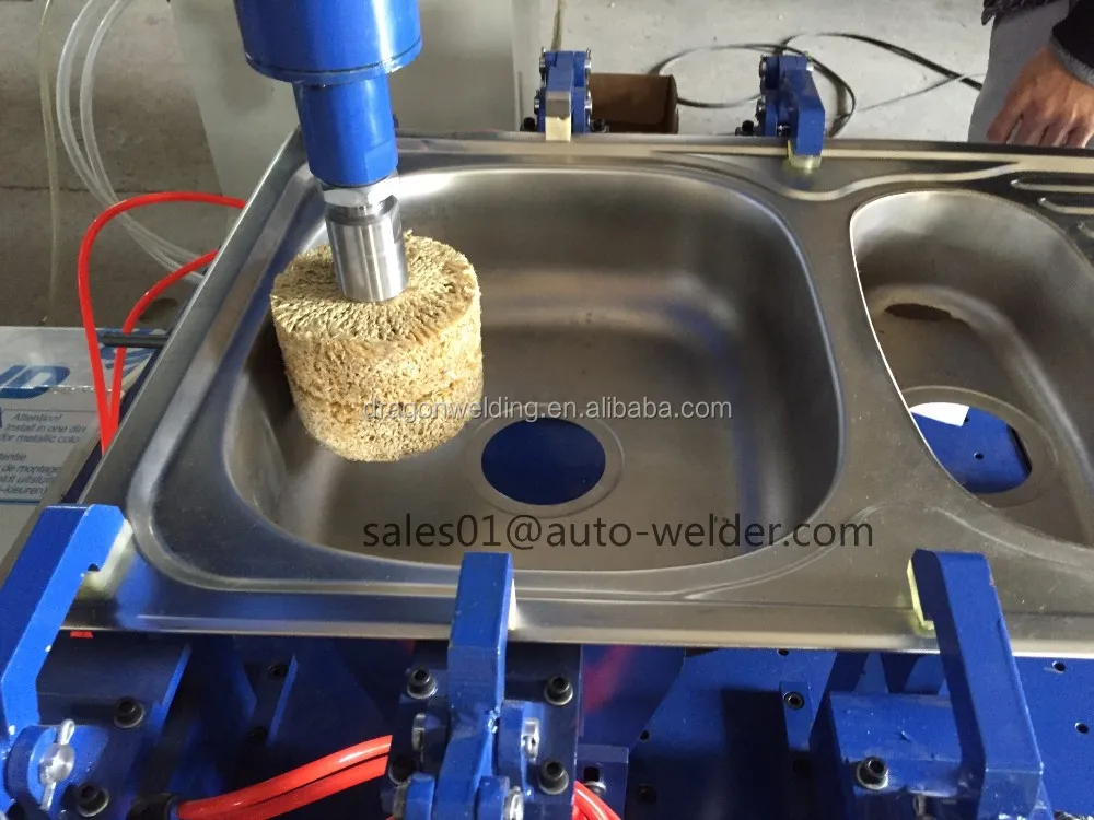 Automatic Cnc Stainless Steel Sink Inside Wall Polishing Machine - Buy ...