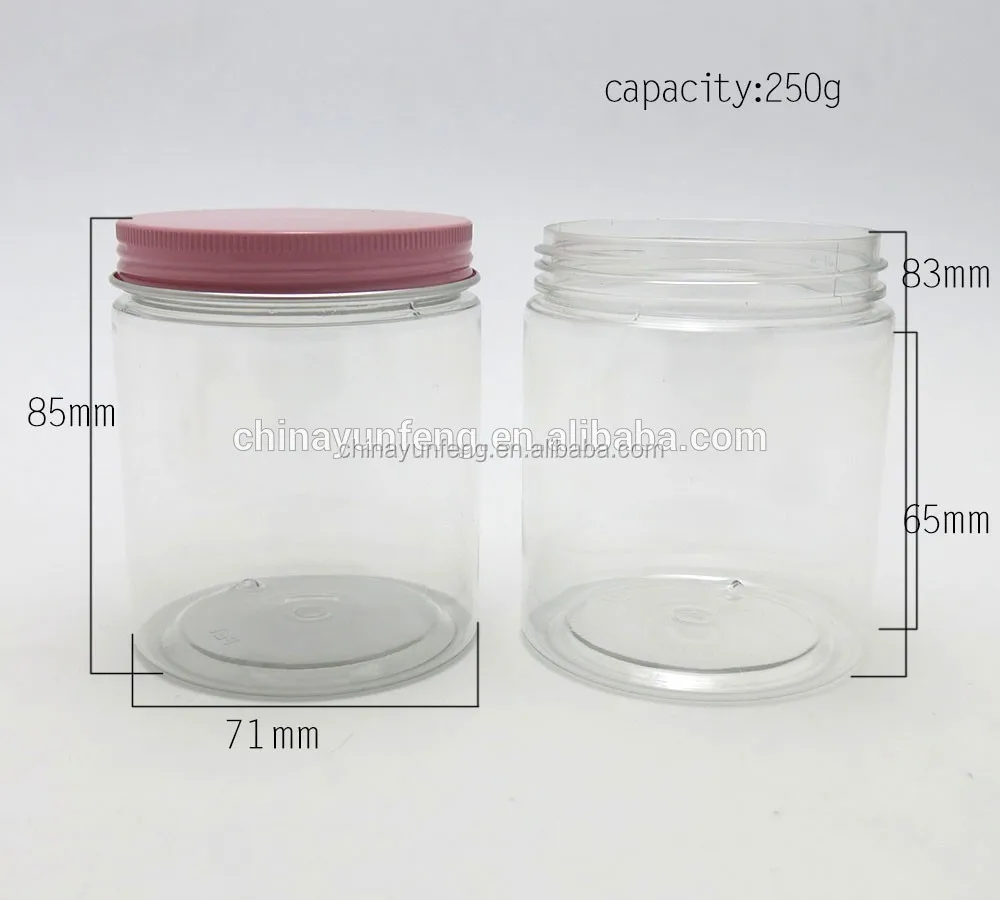 Hot Sale 250g Clear Plastic Container For Food Storage - Buy Food ...