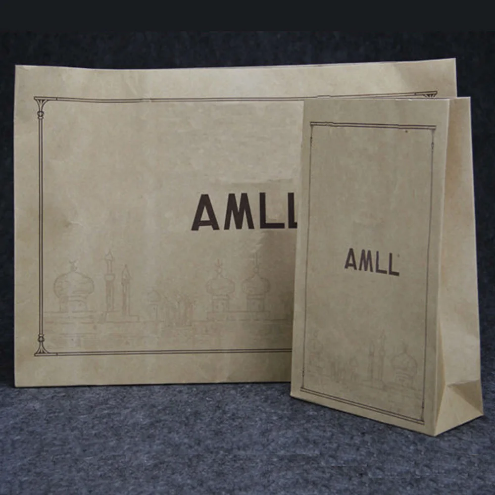 Custom Brown Kraft Paper Bags Without Handle - Buy Paper Bag Without ...