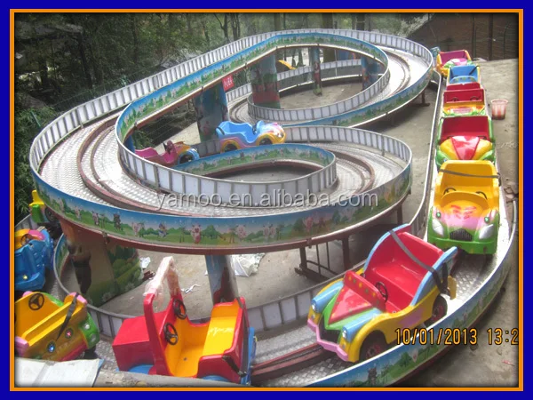 Wonderful Theme Park Rides For Kids! Yamoo Frp Material Small Track ...
