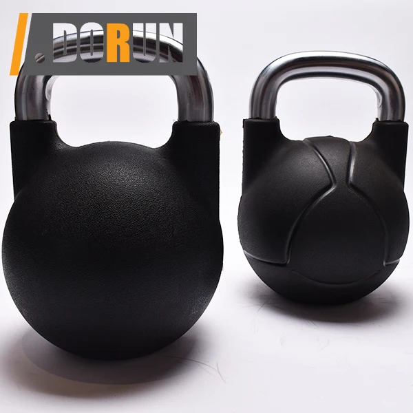 Stainless Steel Handle Black Competition Kettlebell - Buy Black ...
