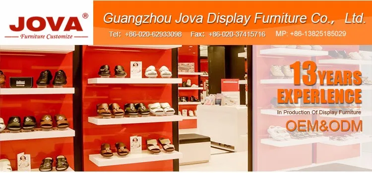 Luxury Modern Shoe Showcase Mdf And Glass Shoes Shop Interior Design ...