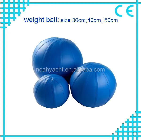0.9mm Pvc Fitness Water Ball Aqua Ball With Size 30cm 40cm 50cm As Body ...