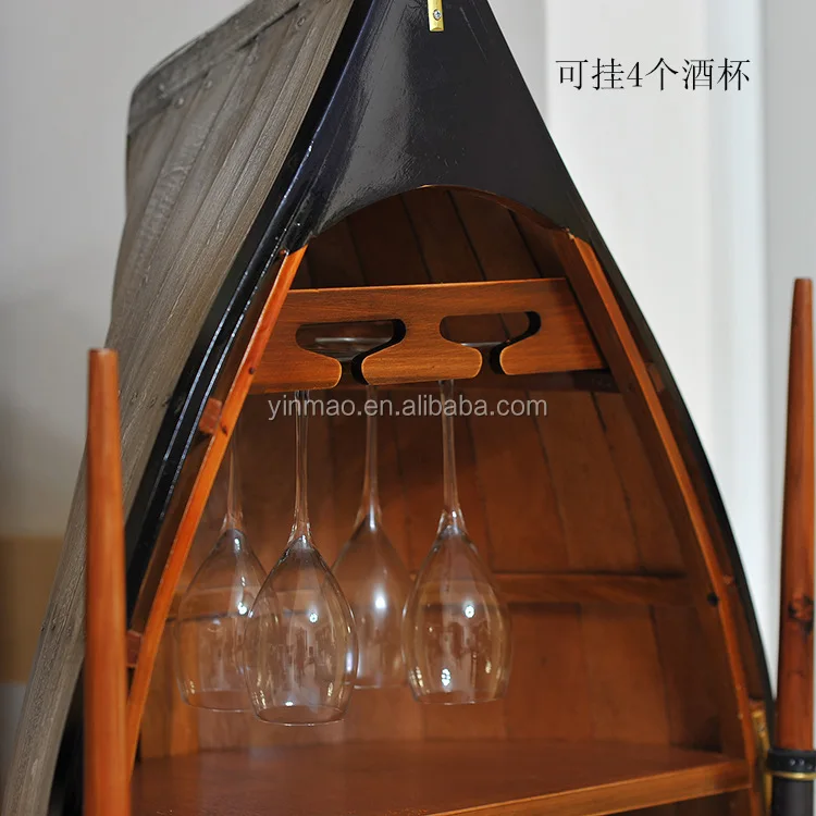 Wooden Ship Design Wine Rack,60x30x144cm,Marine Boat Style Cabine,Wine ...