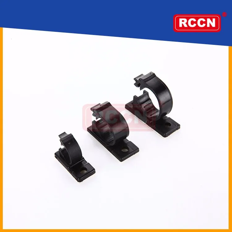 Nylon Cable Pull Lock Adjustable Self-adhesive Cable Clamp - Buy ...
