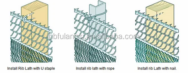 Metal Lath Thickness/high Rib Formwork Mesh/metal Rib Lath - Buy High ...
