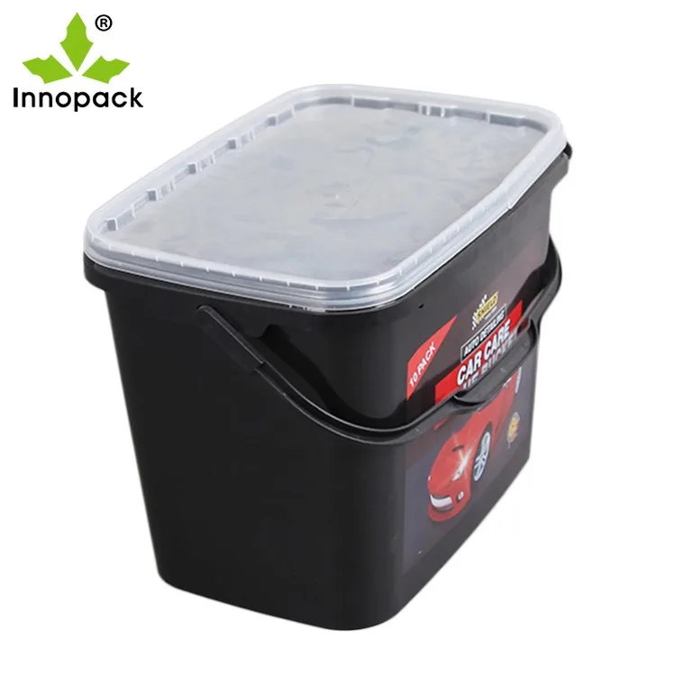 Ember Kotak Transparan 8l,Ember Persegi Panjang Plastik Hitam 8ltr 2 ...