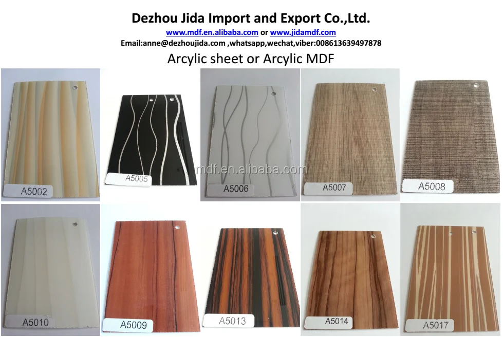 Acrylic MDF Board - Durable, Moisture-Proof, and Stylish