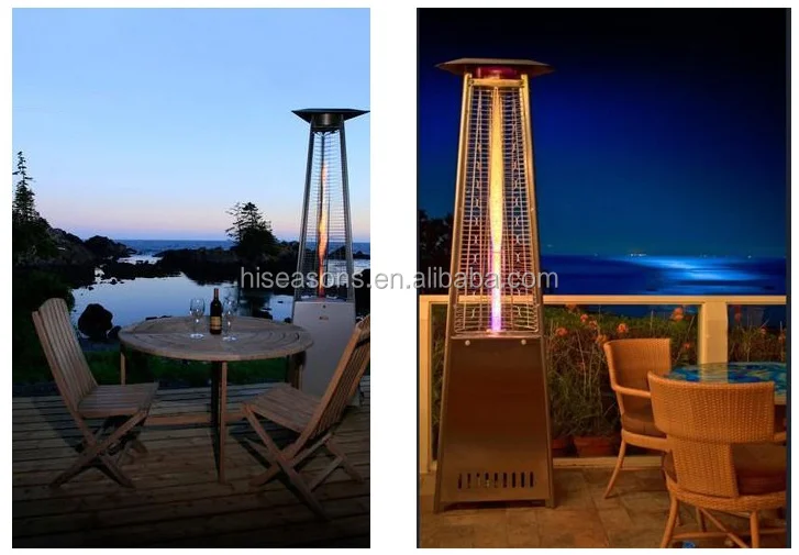 Outdoor Heater Patio Free-standing Gas Triangle Flame Heater - Buy ...