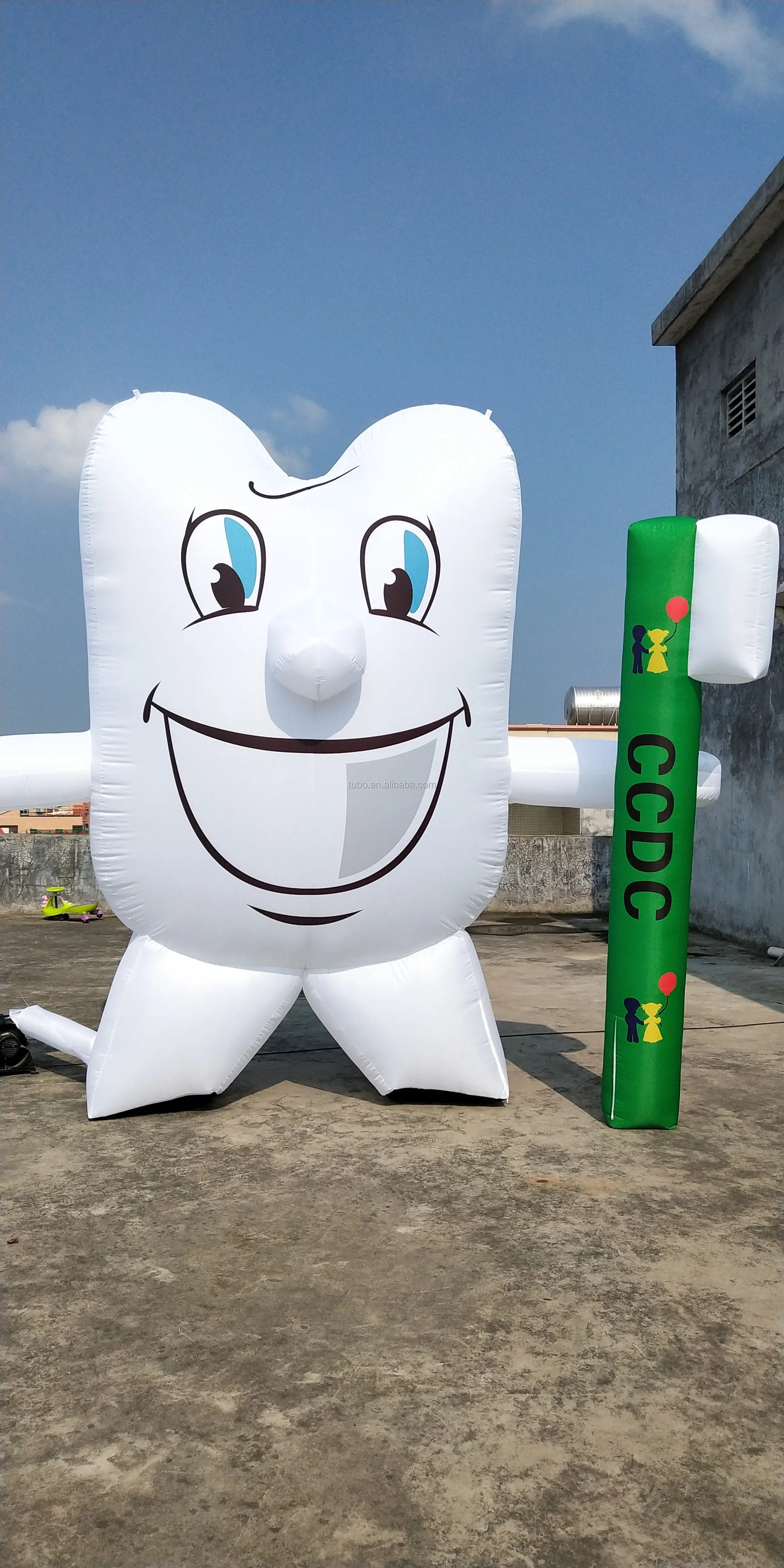Pvc Giant Inflatable Tooth For Promotion Advertising Model - Buy ...
