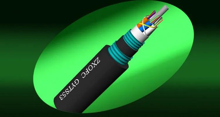 Rodent-Resistant PVC-Jacketed Fiber Optic Cable GYTS53/GYTS54/GYTS04/GYXTS for Outdoor & Aerial ...