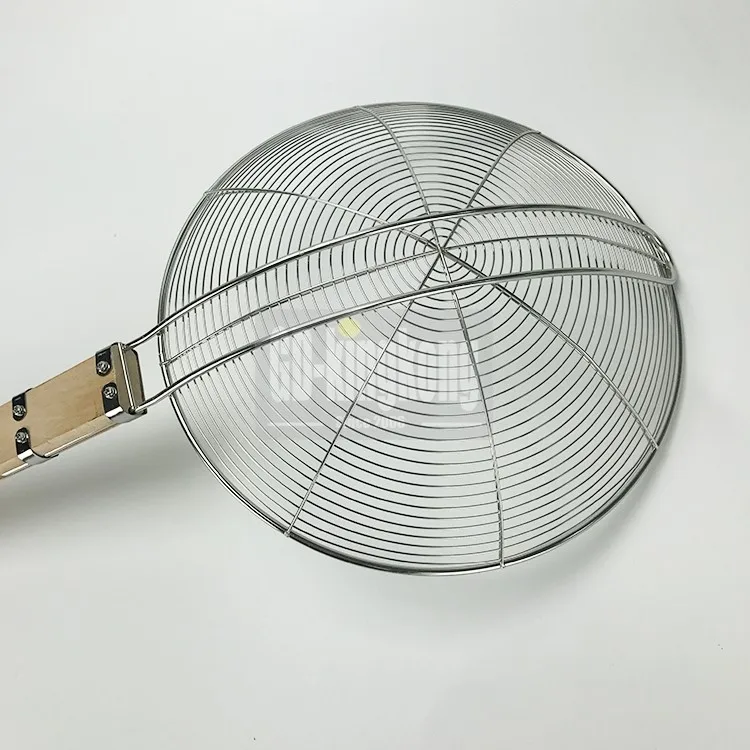Guangdong Kingkong Wire Skimmer And Colander With Wooden Handle - Buy ...