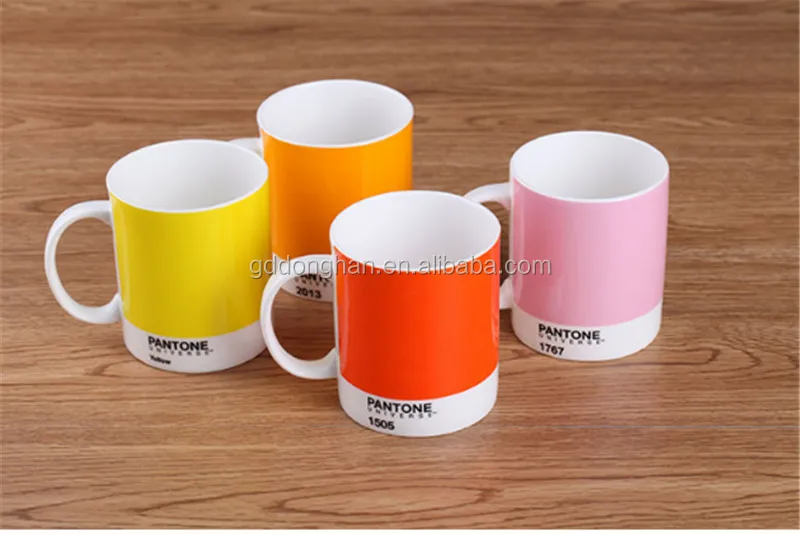 High Quality Custom Porcelain/ceramic Pantone Color Mug For Gift Or ...