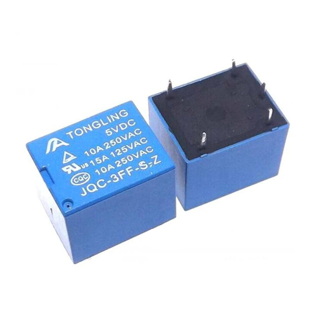 Relay 12v 10a 250vac Jqc-3ff T73 Power Relays New Good Quality Replace Srd-12vdc-sl-c - Buy Jqc ...