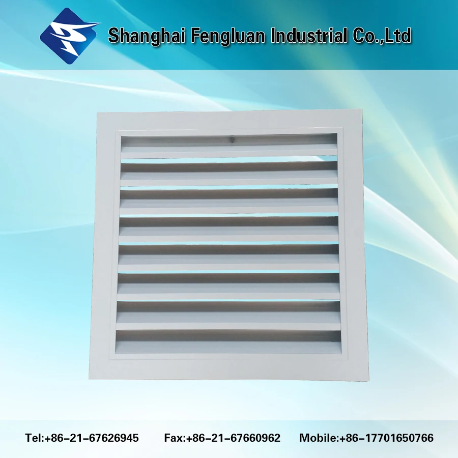 Ventilation Single Deflection Air Grille With Damper For Hvac Systems ...