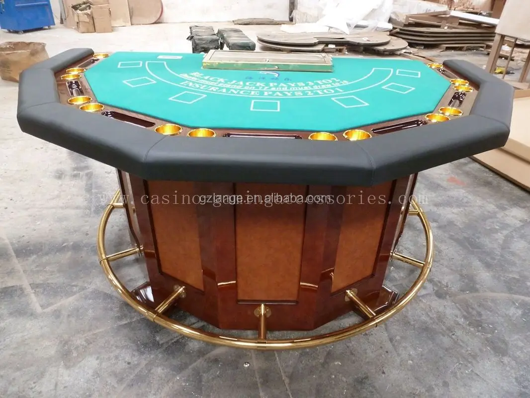 Luxury Half Round Mini Blackjack Caribbean Poker Table