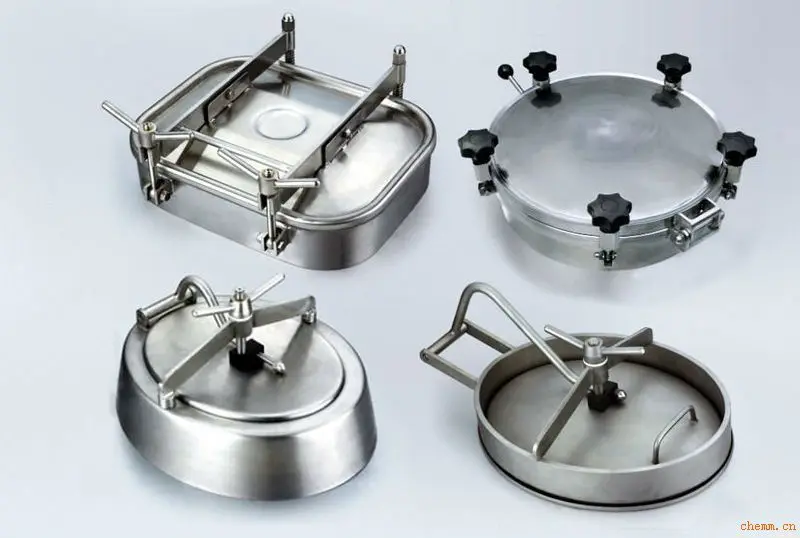 Square,Circular 304 316l Stainless Steel Manway Cover For Cap On The ...