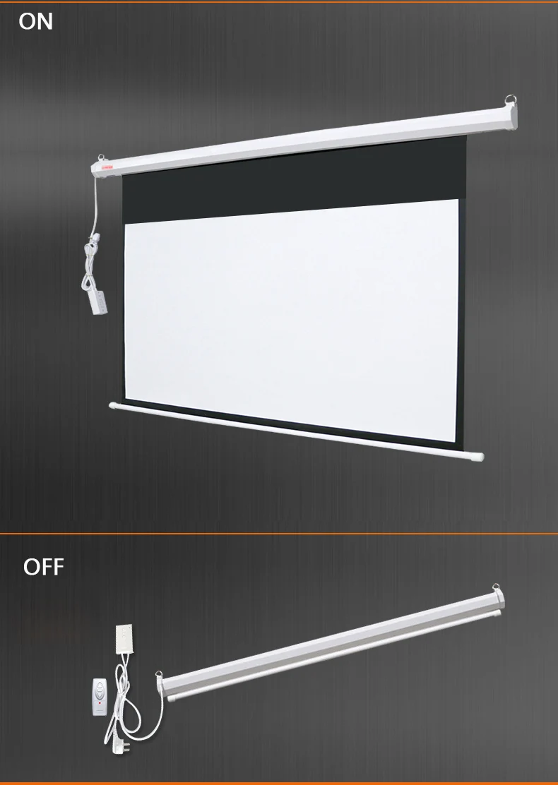 Electric Projection Screen, Motorized Projector Screen(id:10854180 ...
