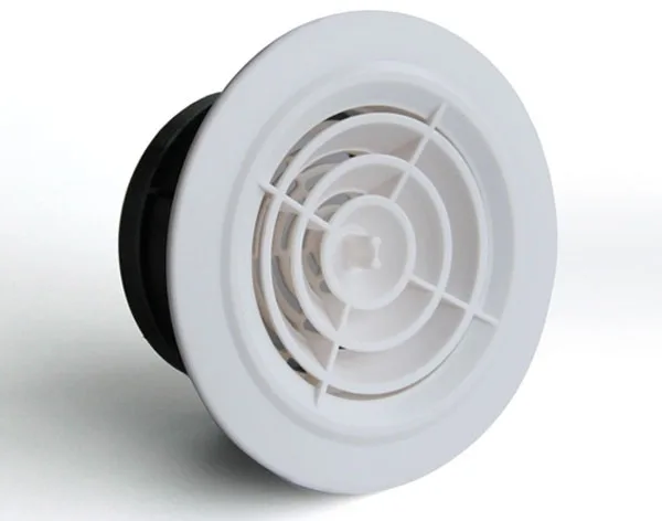 Hvac Plastic Round Ceiling Air Vents/air Diffuser For Air Conditioning ...