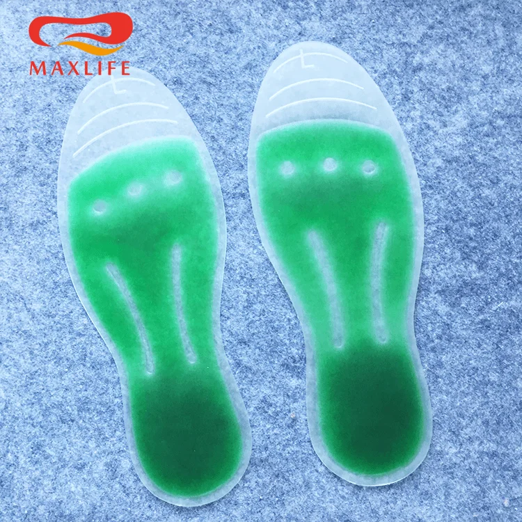 Glycerine Fill Liquid Water Shoe Insole Custom Cooling Insole