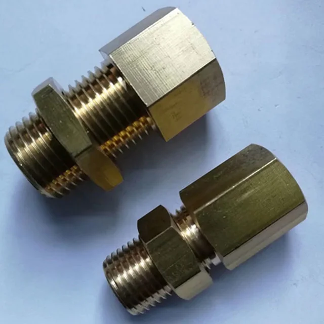 Durable Forged Brass Press Fitting Gas Pipe Compression Kit