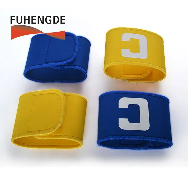 Adjustable Football Soccer Elastic Player Bands Captain Arm Band ...